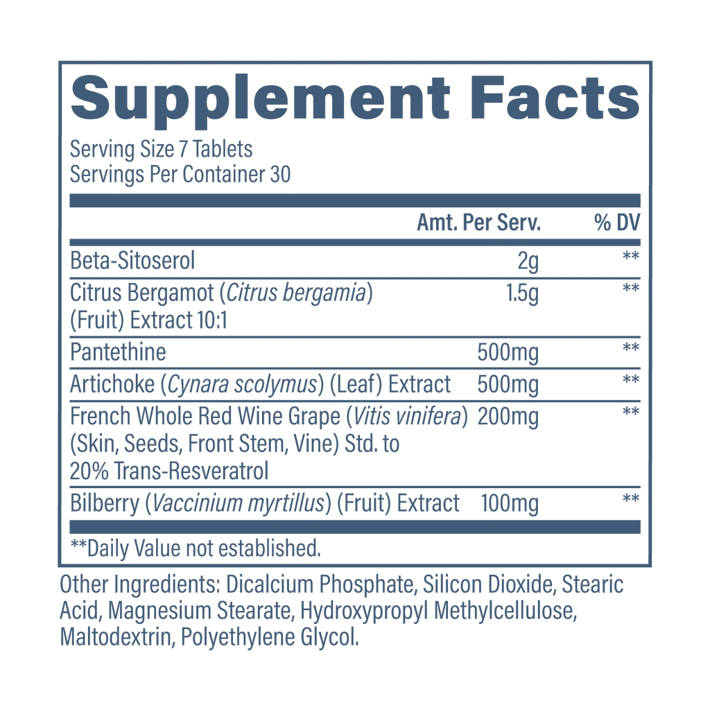 Revive Lipid Support Formula 210 Tablets – MBT NUTRITION